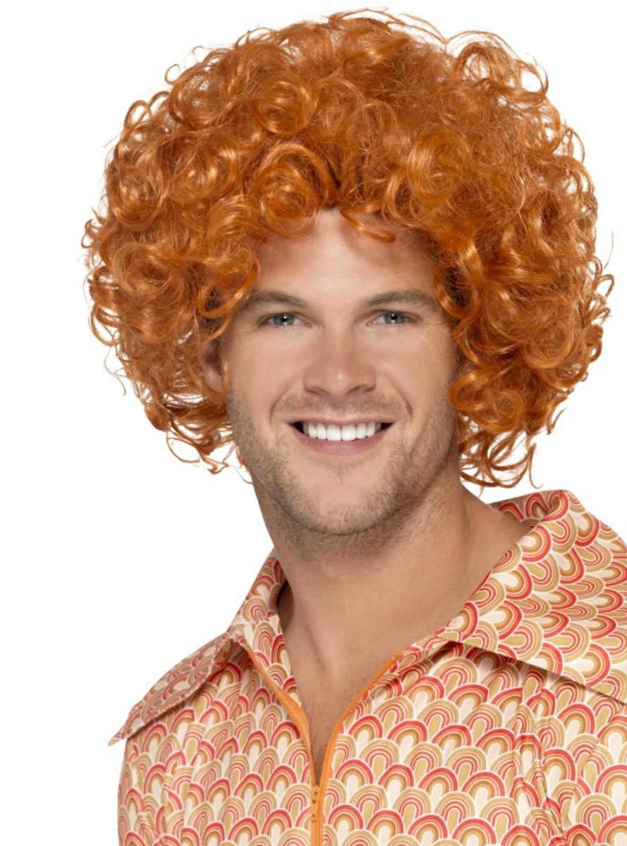 Comprar Peluca afro pelirrojo para hombre Comprar Peluca afro pelirrojo para hombre